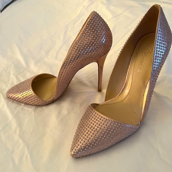 Jessica Simpson | Shoes | Very Elegant Pink Metallic Heels | Poshmark